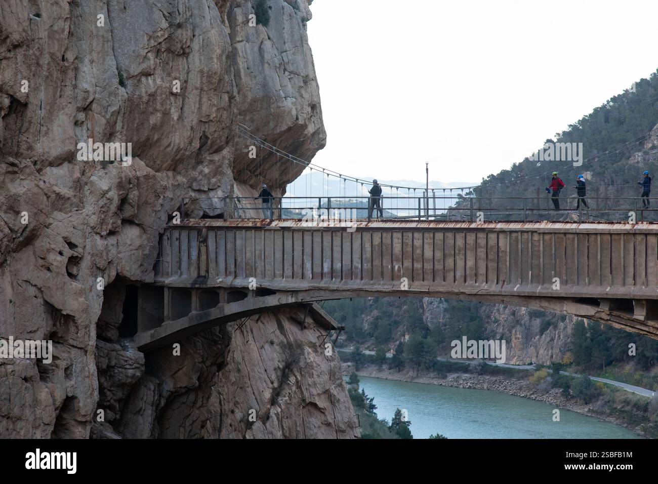 Malaga, Andalusia, Spain - 28-12-2024: Caminito del Rey, famous ...