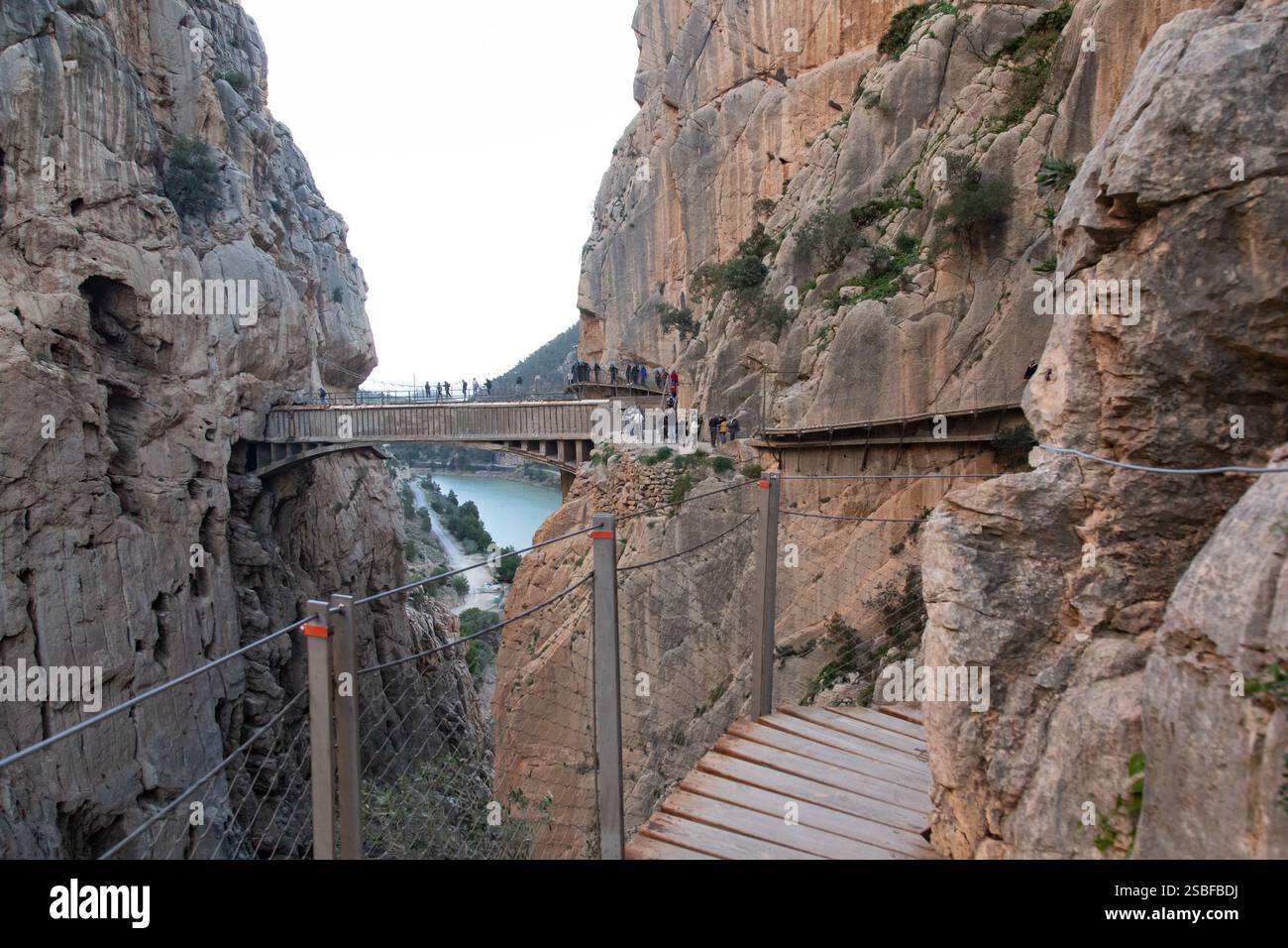 Malaga, Andalusia, Spain - 28-12-2024: Caminito del Rey, famous ...