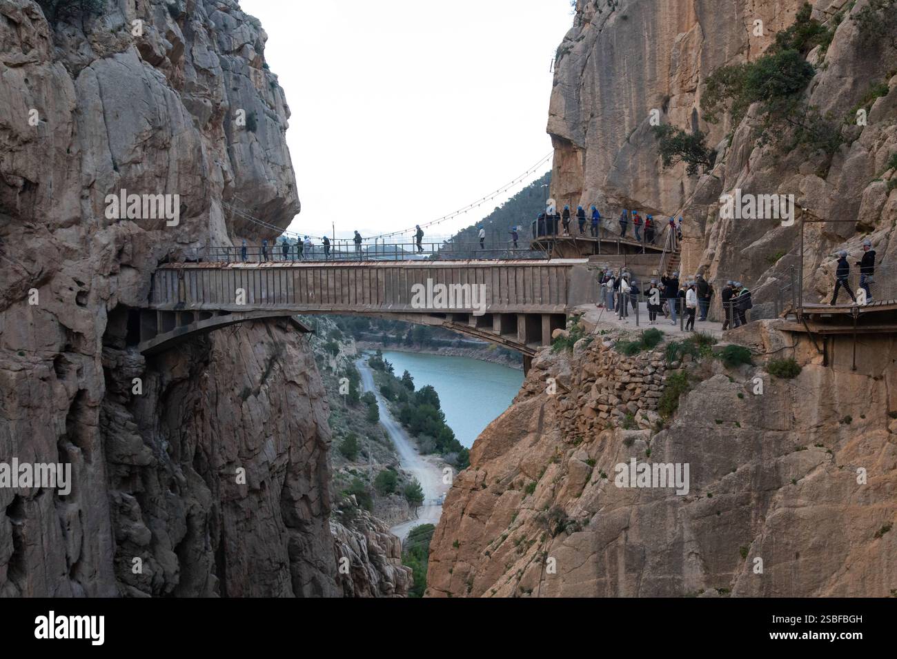 Malaga, Andalusia, Spain - 28-12-2024: Caminito del Rey, famous ...