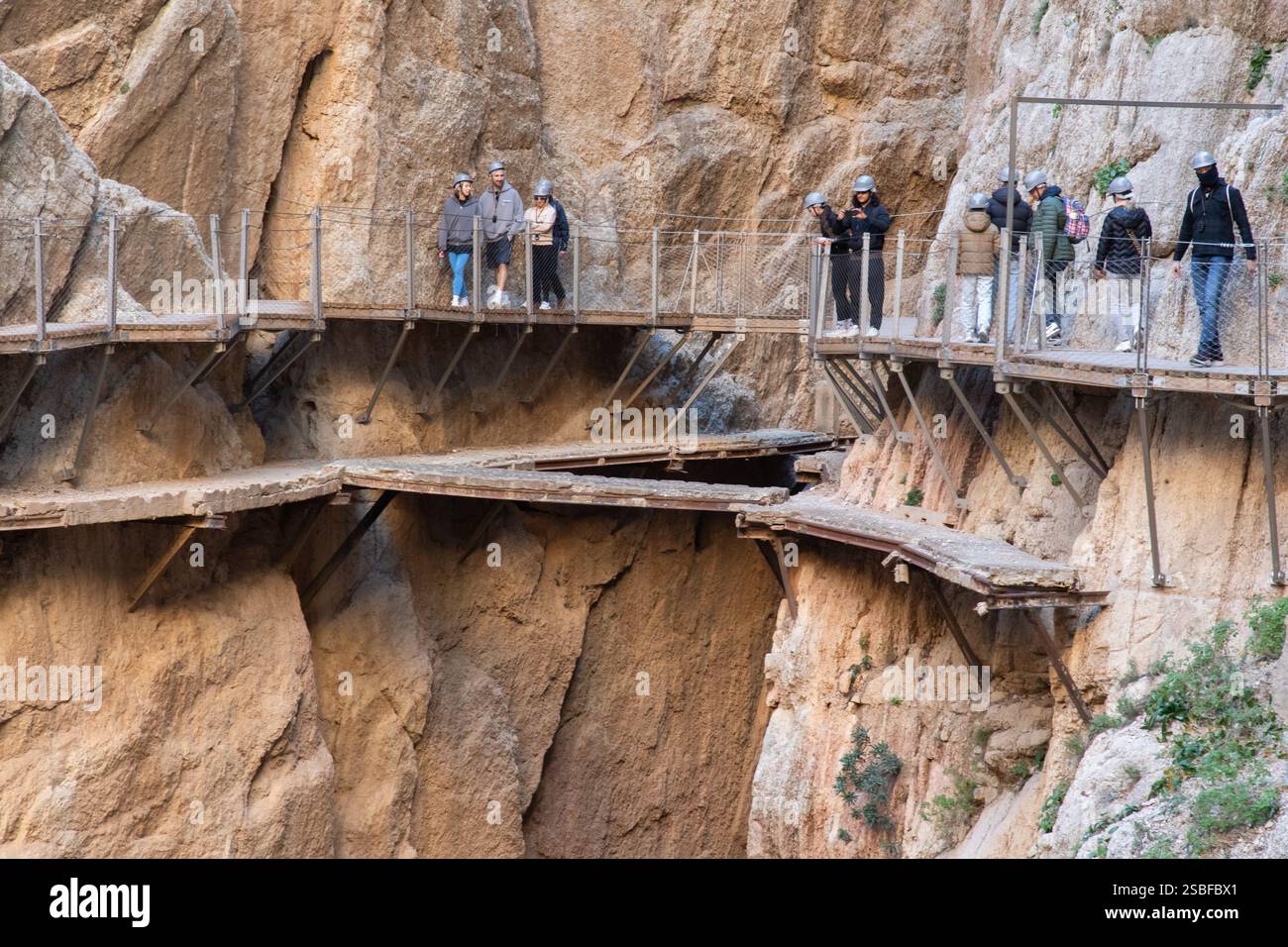 Malaga, Andalusia, Spain - 28-12-2024: Caminito del Rey, famous ...