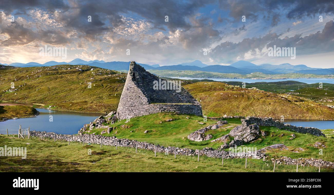 Photo of Dun Carloway Broch on the Isle of Lewis in the Outer Hebrides ...