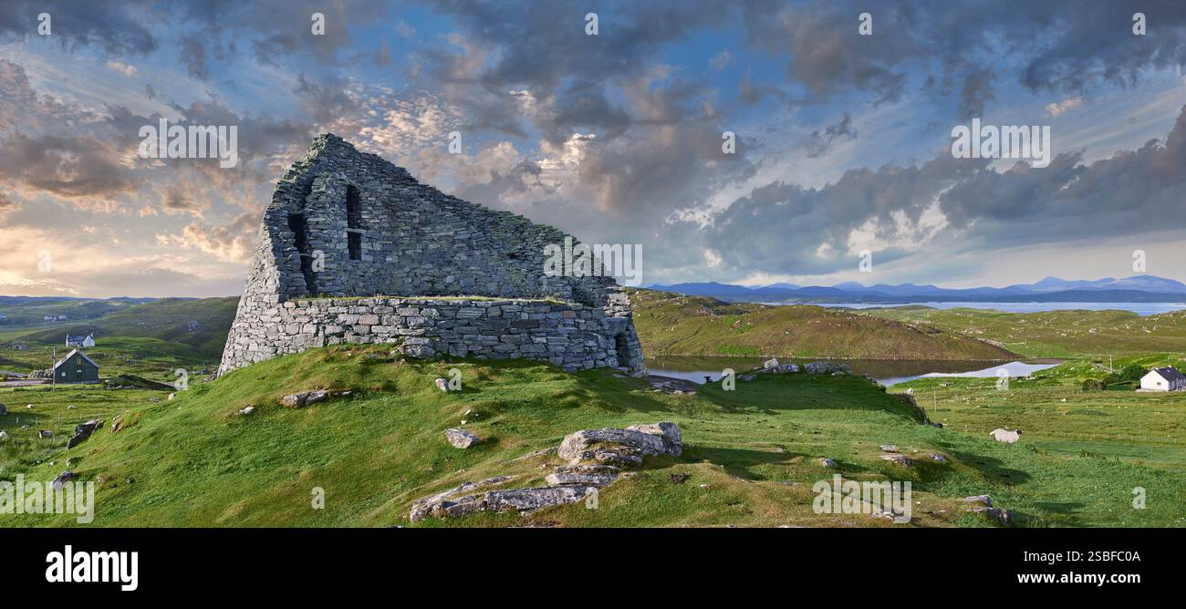 Photo of Dun Carloway Broch on the Isle of Lewis in the Outer Hebrides ...
