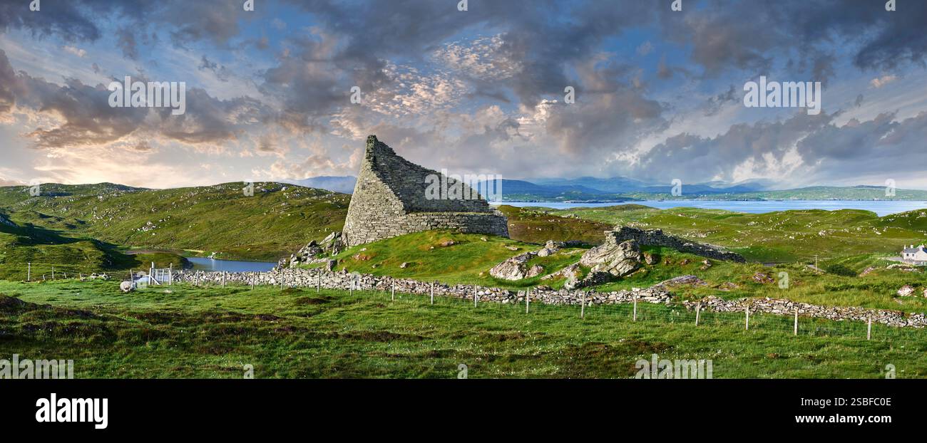 Photo of Dun Carloway Broch on the Isle of Lewis in the Outer Hebrides ...