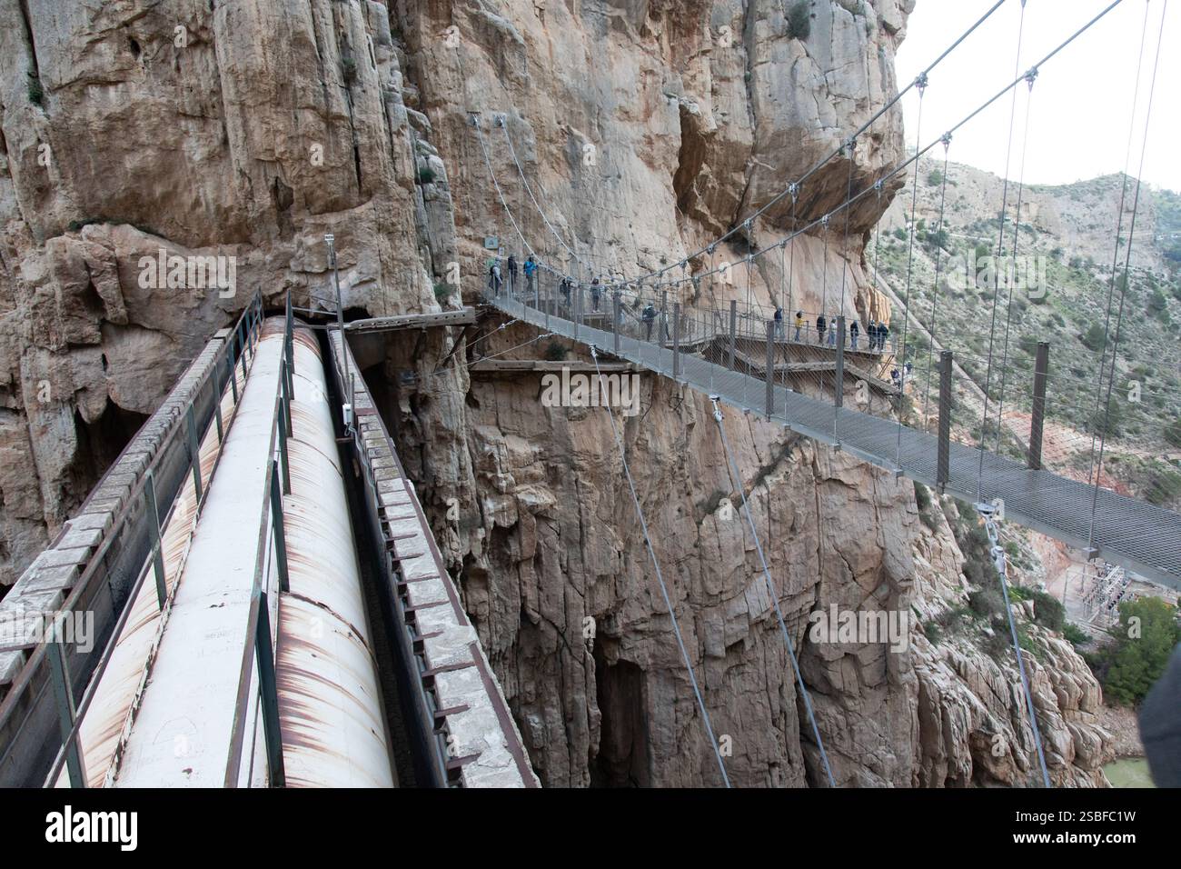 Malaga, Andalusia, Spain - 28-12-2024: Caminito del Rey, famous ...