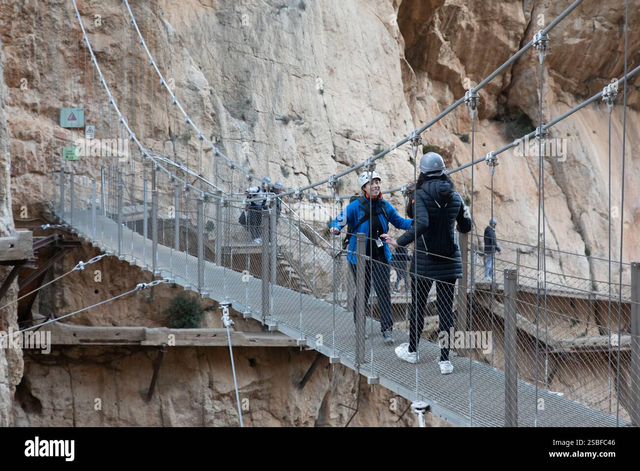 Malaga, Andalusia, Spain - 28-12-2024: Caminito del Rey, famous ...