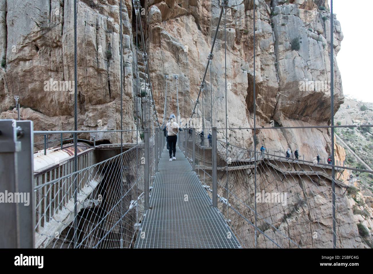 Malaga, Andalusia, Spain - 28-12-2024: Caminito del Rey, famous ...