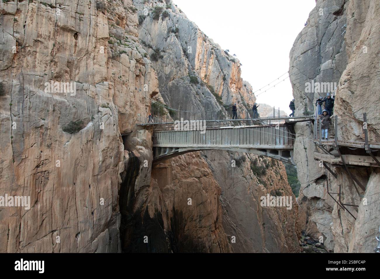 Malaga, Andalusia, Spain - 28-12-2024: Caminito del Rey, famous ...