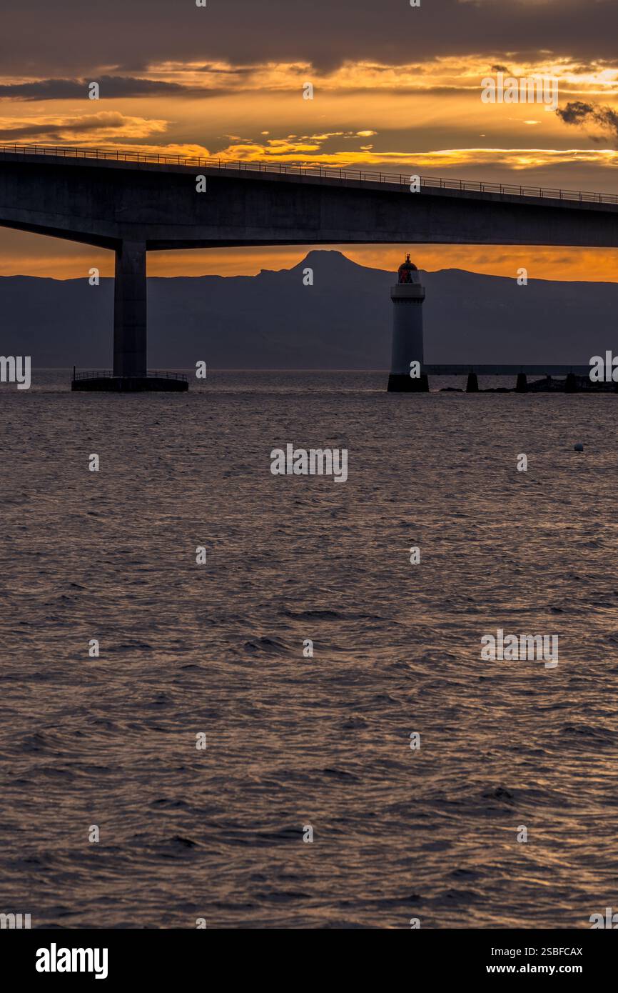 Sunset at Skye Bridge, Isle of Skye, Scotland Stock Photo - Alamy
