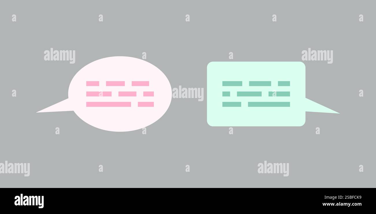 Diverse speech balloons: language and expression diversity concept ...