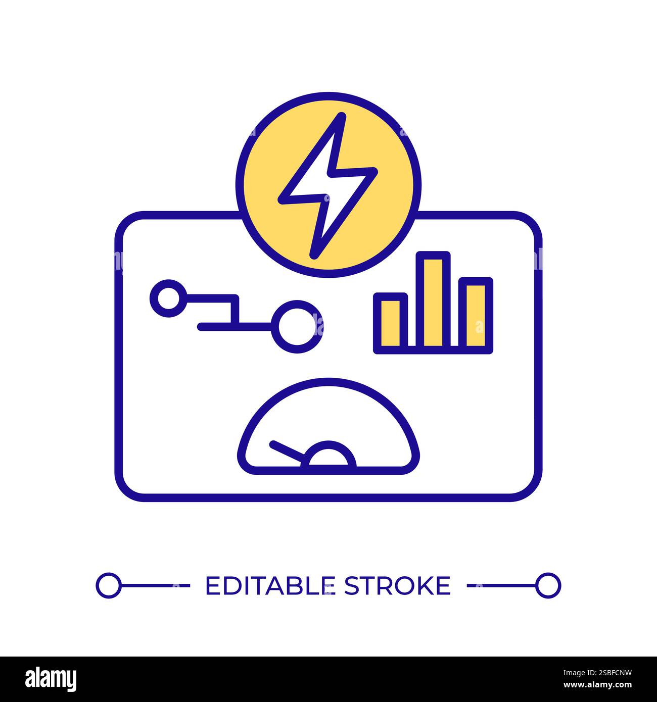 Monitoring metrics Stock Vector Images - Alamy