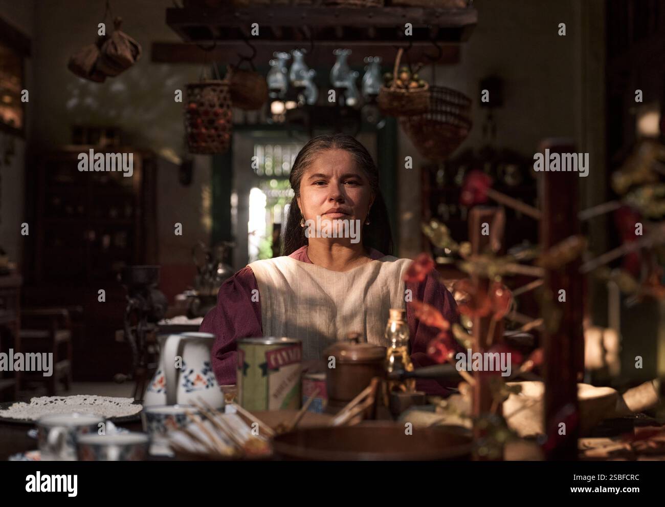 MARLEYDA SOTO in CIEN AÑOS DE SOLEDAD (2024), directed by ALEX GARCIA ...