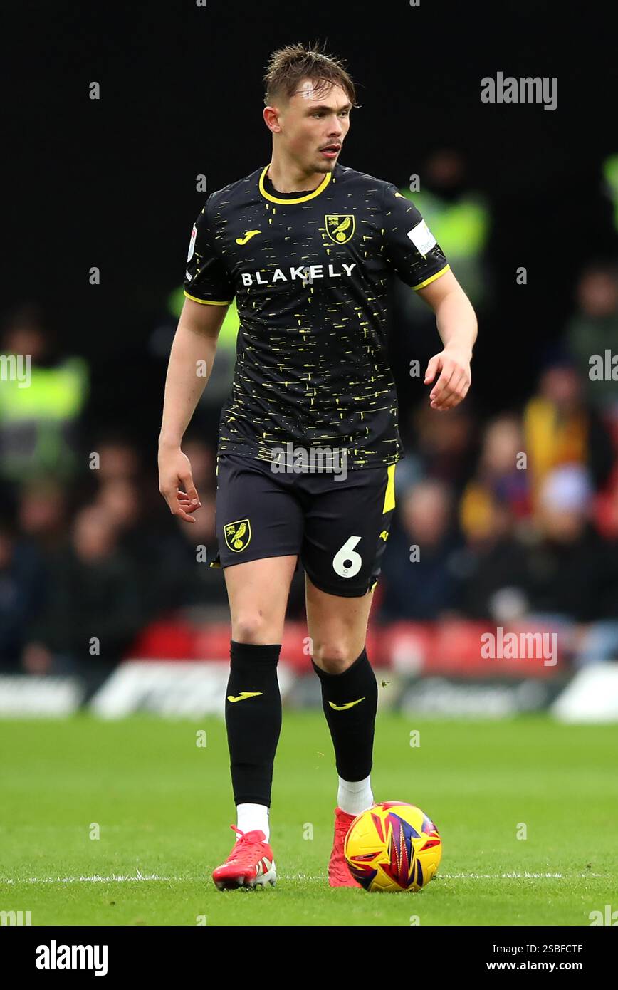 Norwich City's Callum Doyle during the Sky Bet Championship match at ...