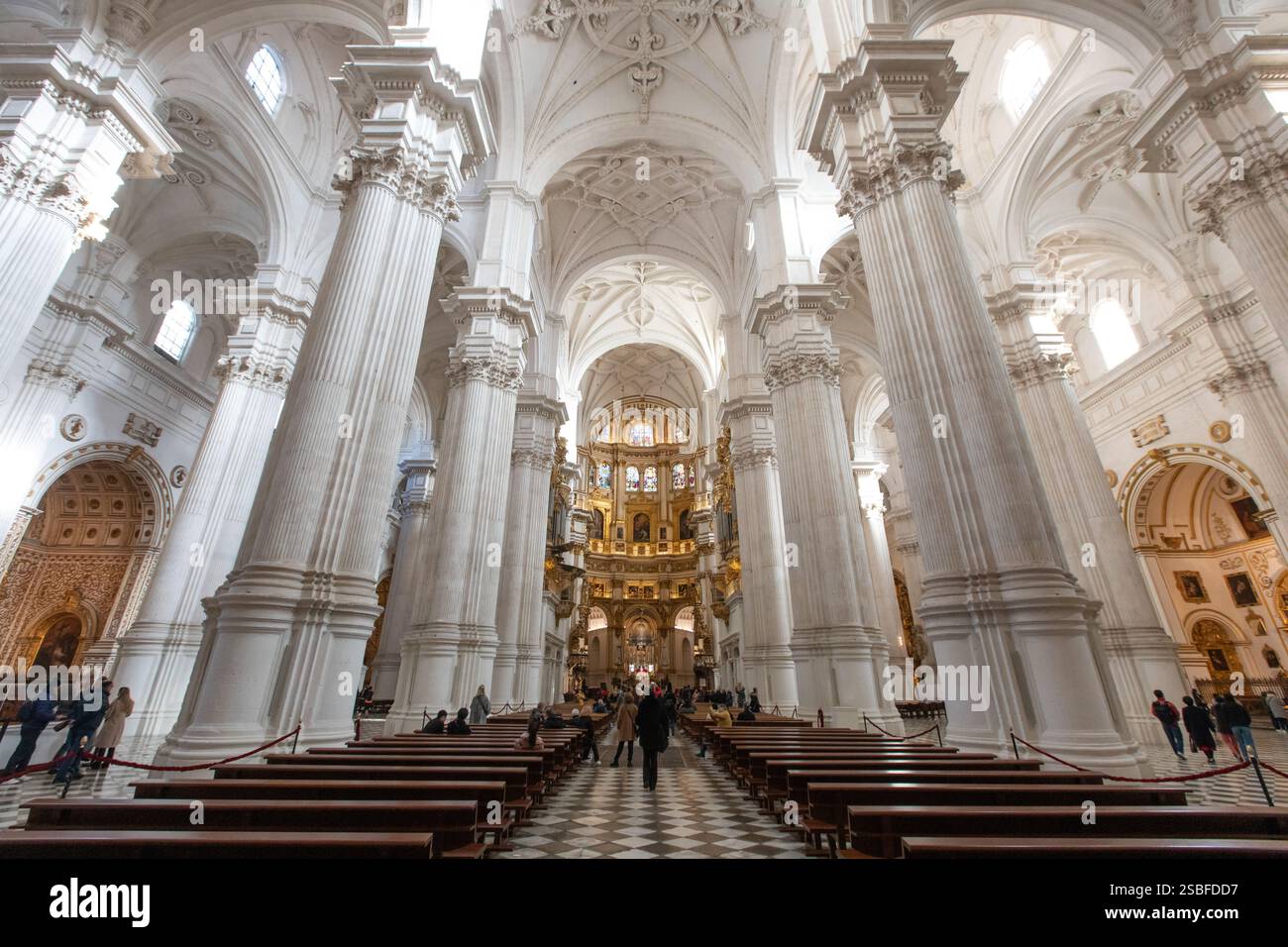 Granada, Andalucia, Spain - 29-12-2024:: Granada Cathedral is a grand ...