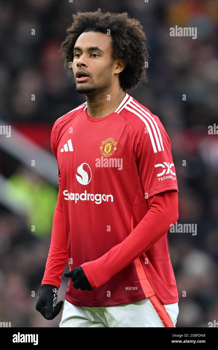 Manchester United forward Joshua Zirkzee (11) during the Manchester ...