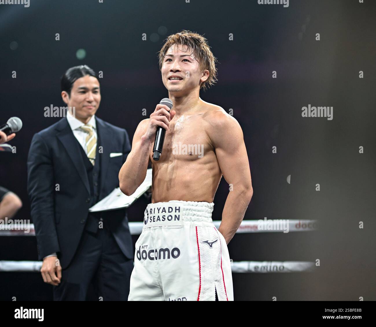 Champion Naoya Inoue of Japan won the world super-bantamweight title ...