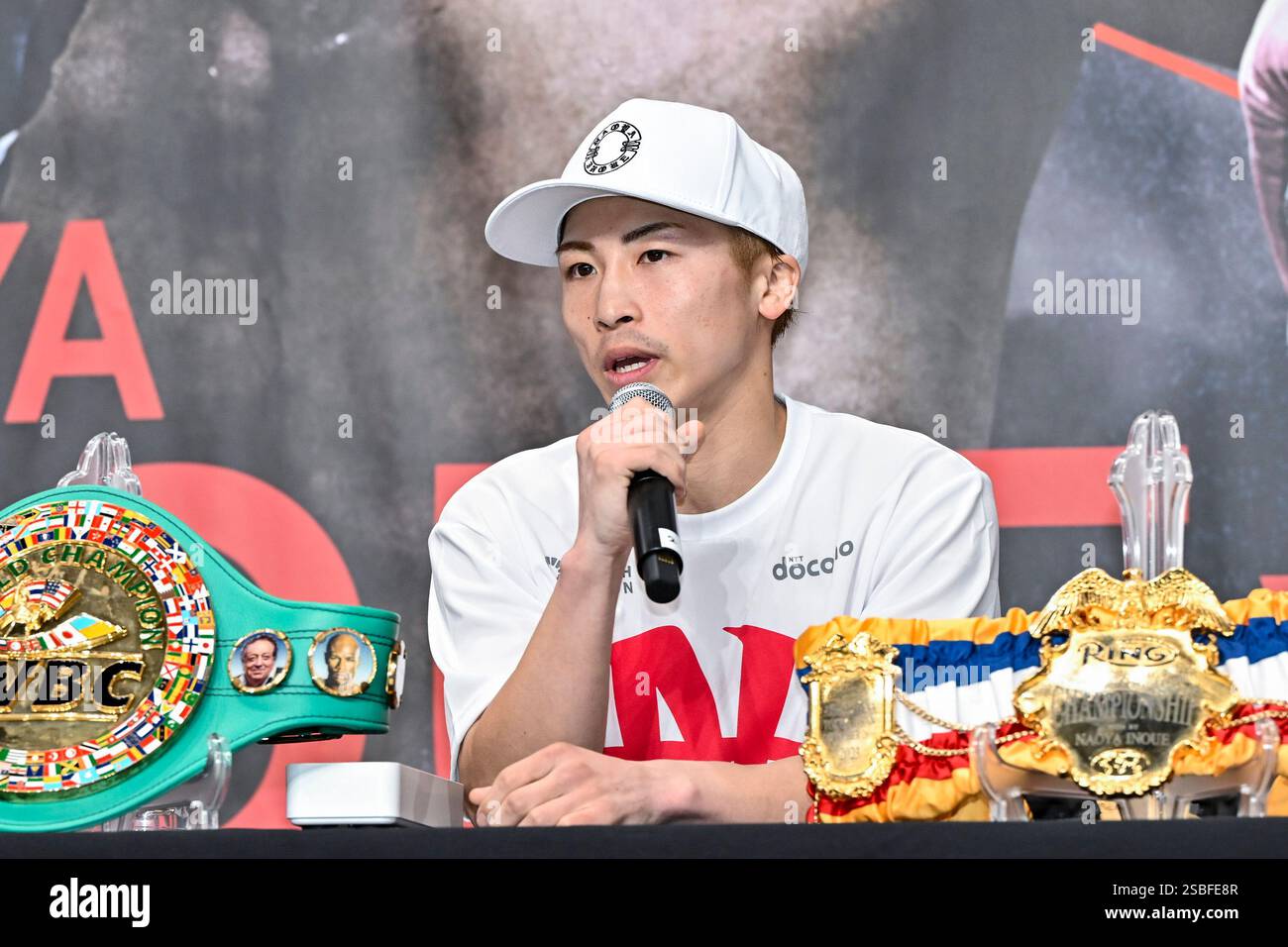 Champion Naoya Inoue of Japan won the world super-bantamweight title ...