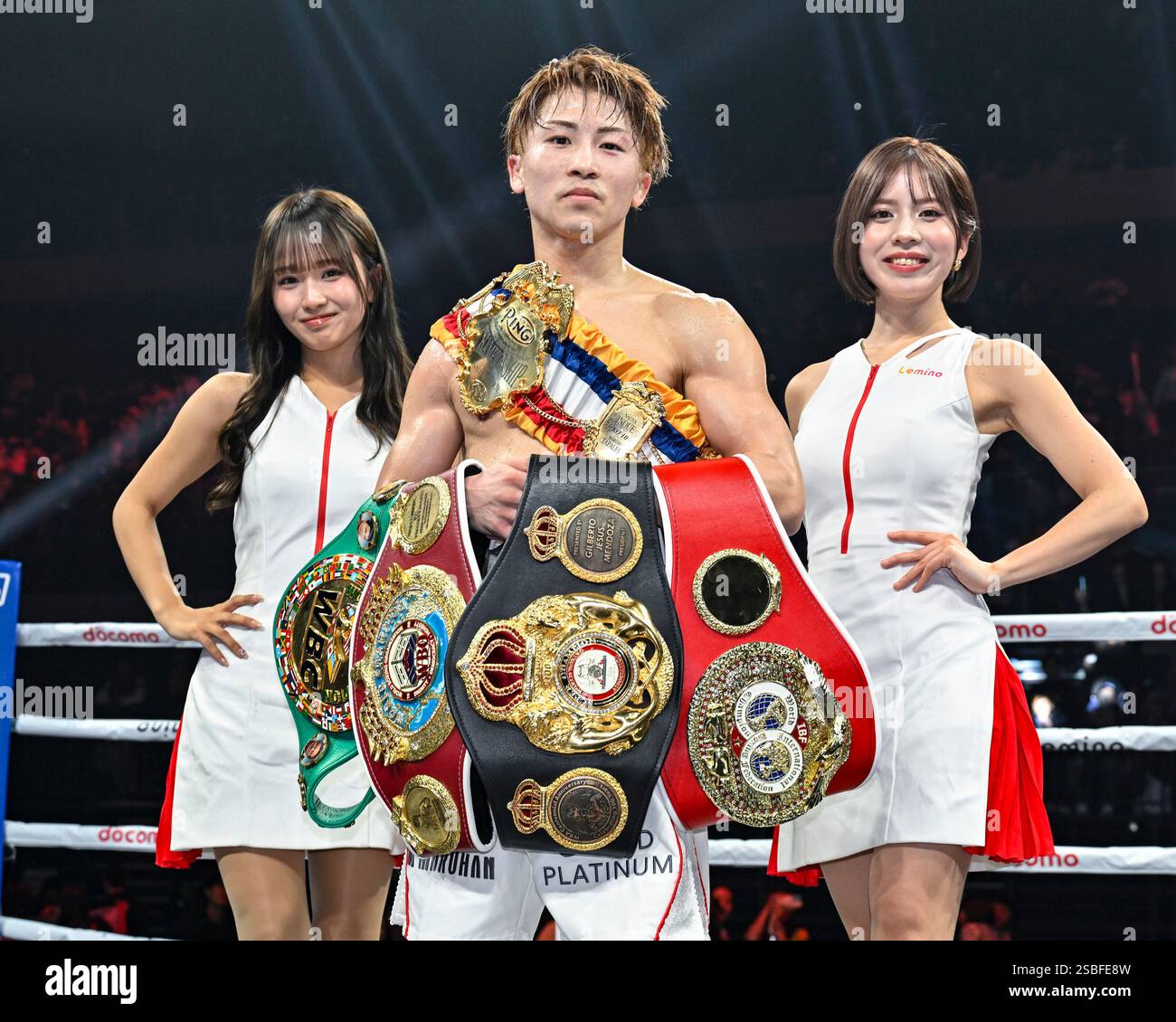 Champion Naoya Inoue of Japan won the world super-bantamweight title ...
