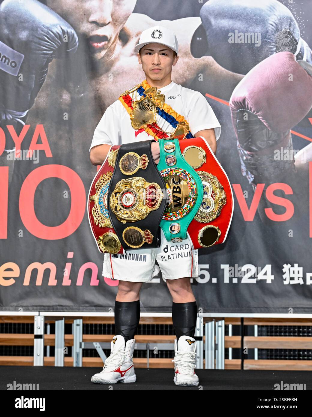 Champion Naoya Inoue of Japan won the world super-bantamweight title ...