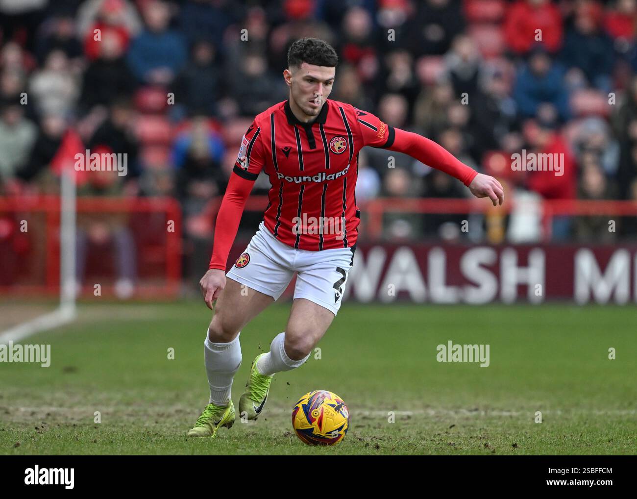 Walsall's Connor Barrett during the Sky Bet League Two match at the ...
