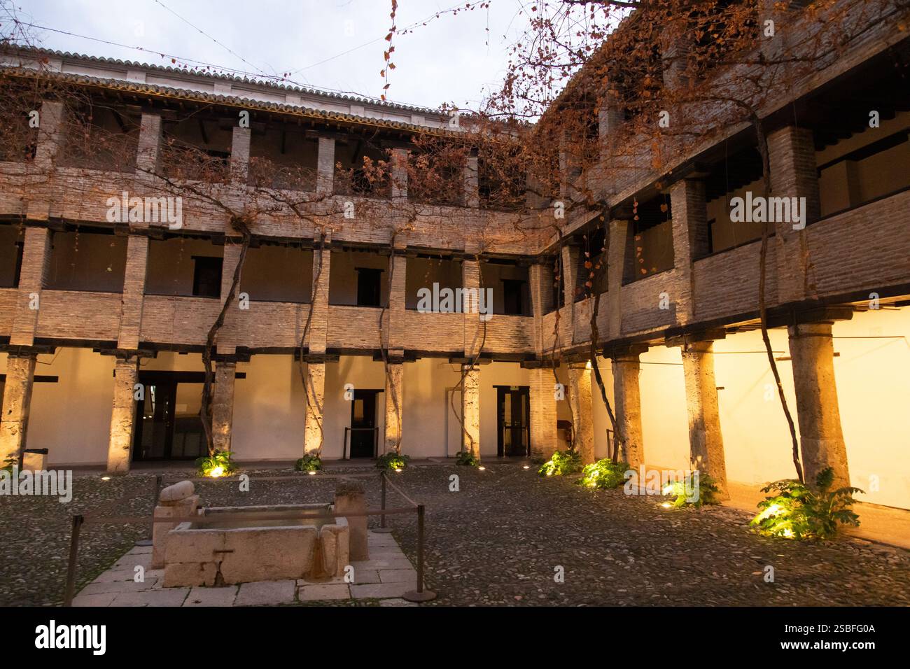 The Corral del Carbón in Granada, Spain, is a 14th-century Moorish ...