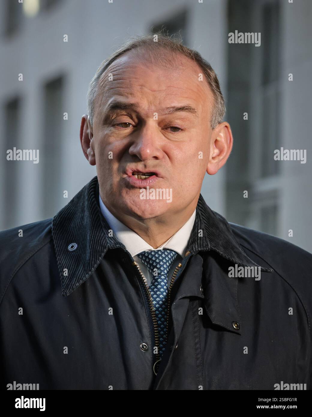 London, UK. 02nd Feb, 2025. Sir Ed Davey, Leader of the Liberal ...