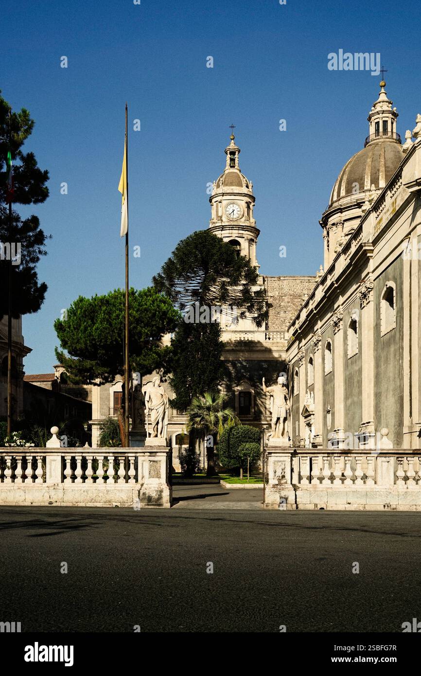 Cathedral of Saint Agatha, Catania, Sicily Stock Photo - Alamy
