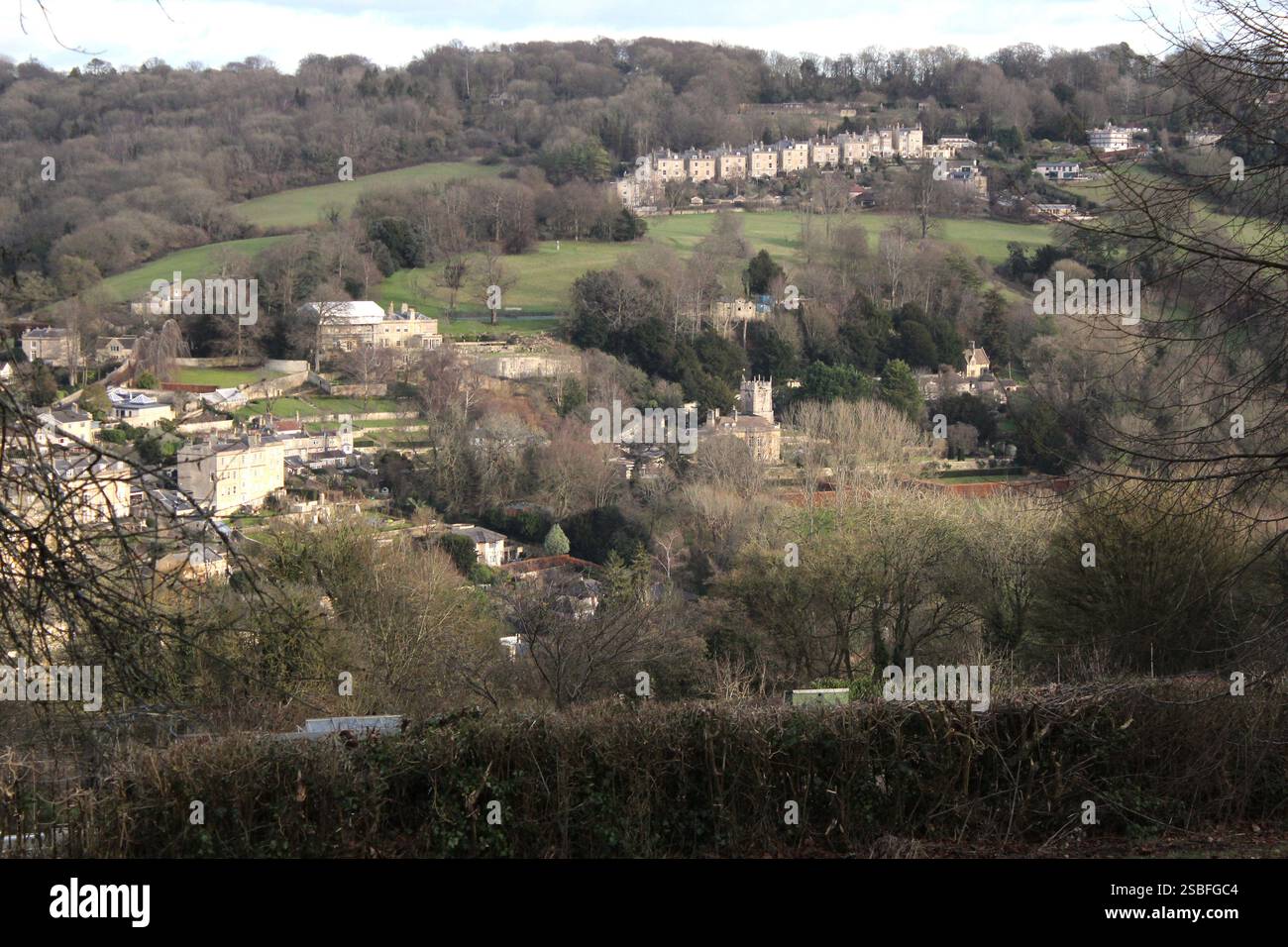 Alexandra Park Landscape, a birds eye view of Bath's greenbelt ...