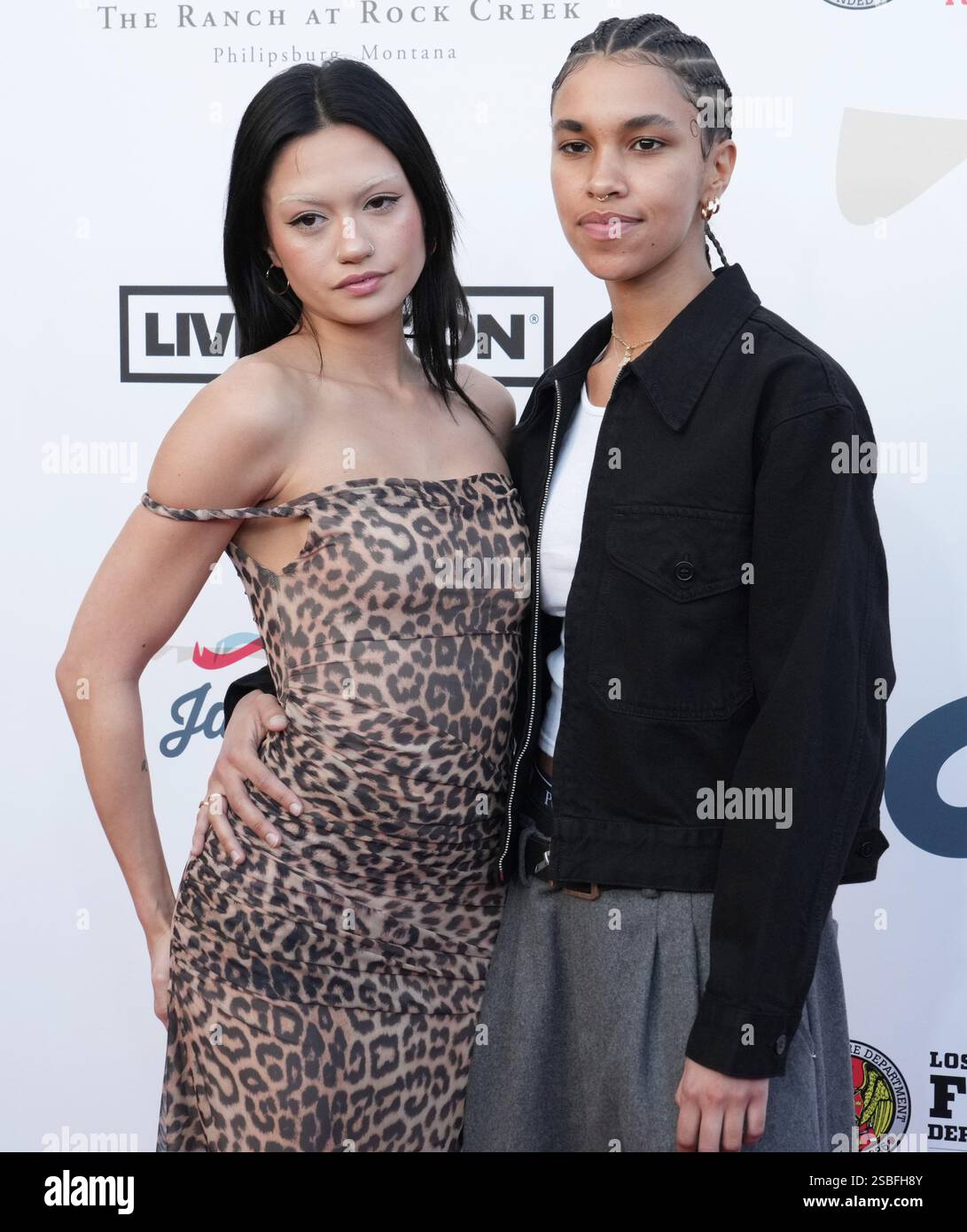 Los Angeles, USA. 02nd Feb, 2025. (L-R) Snow Wife and Bishop at the 6th ...