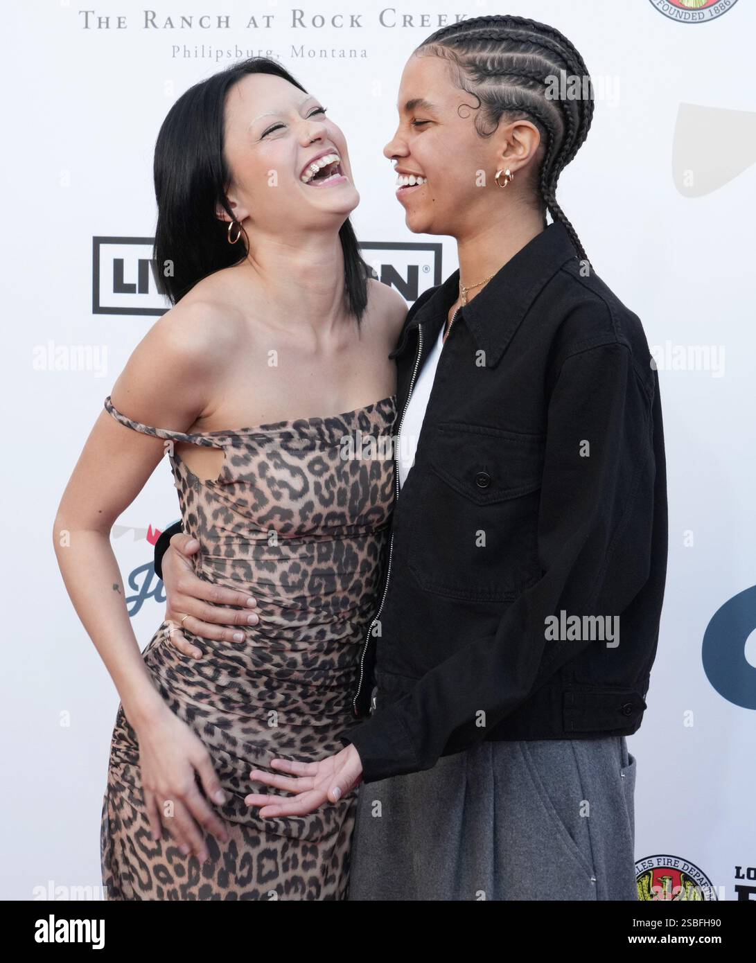 Los Angeles, USA. 02nd Feb, 2025. (L-R) Snow Wife and Bishop at the 6th ...
