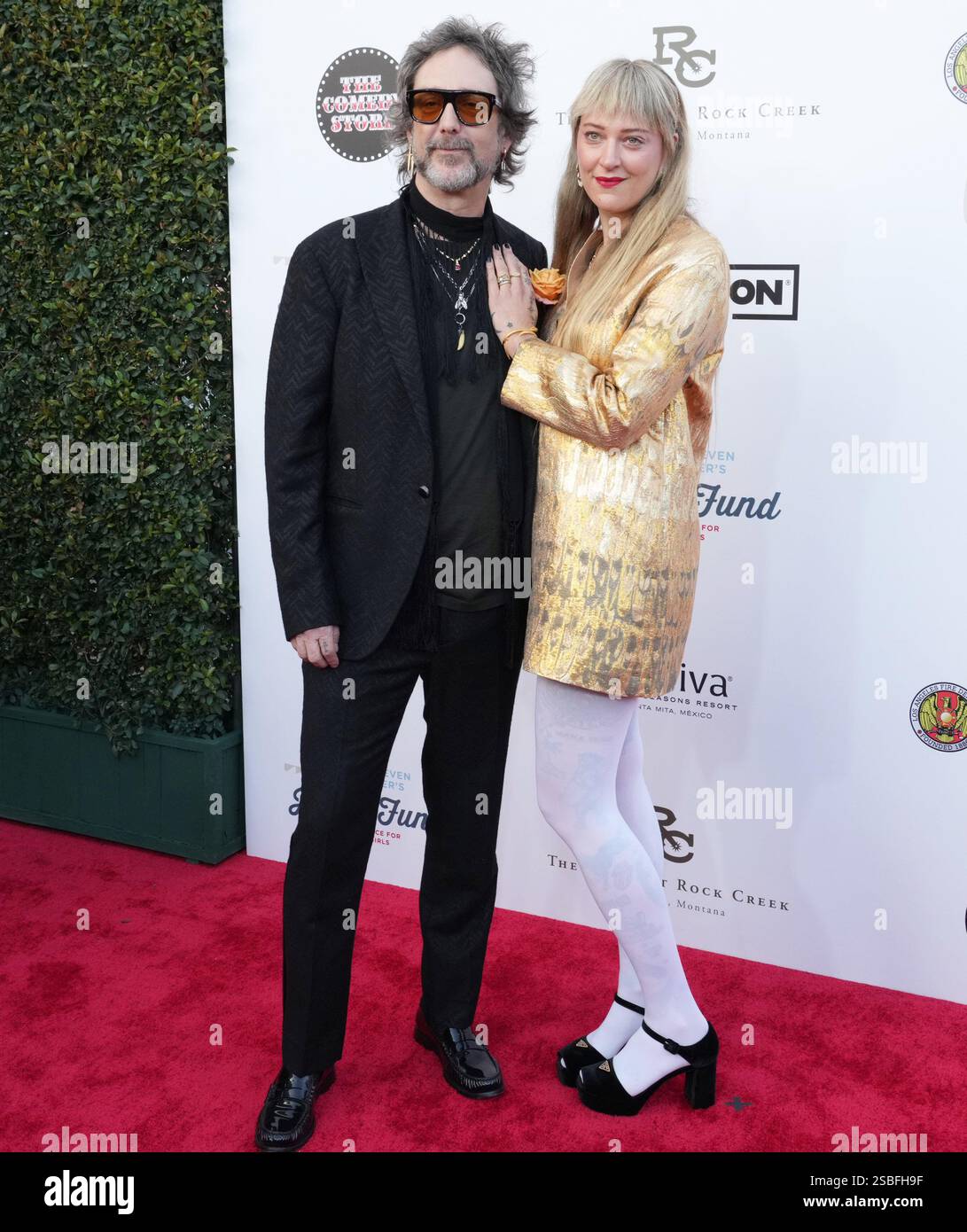 Los Angeles, USA. 02nd Feb, 2025. (L-R) Chris Robinson and Camille ...