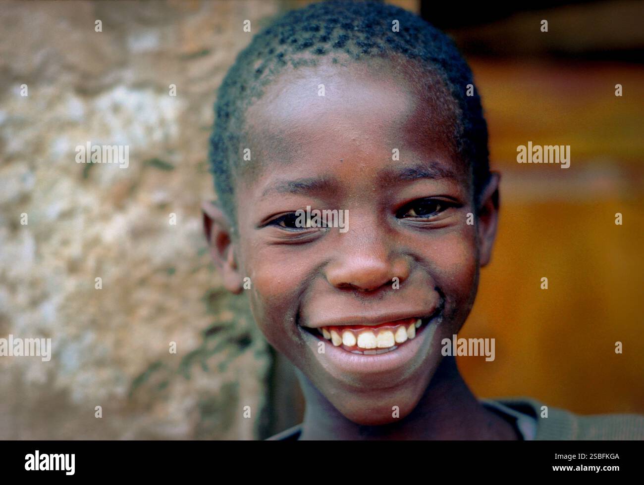 Kenya, Nairobi. Smiling boy Stock Photo - Alamy