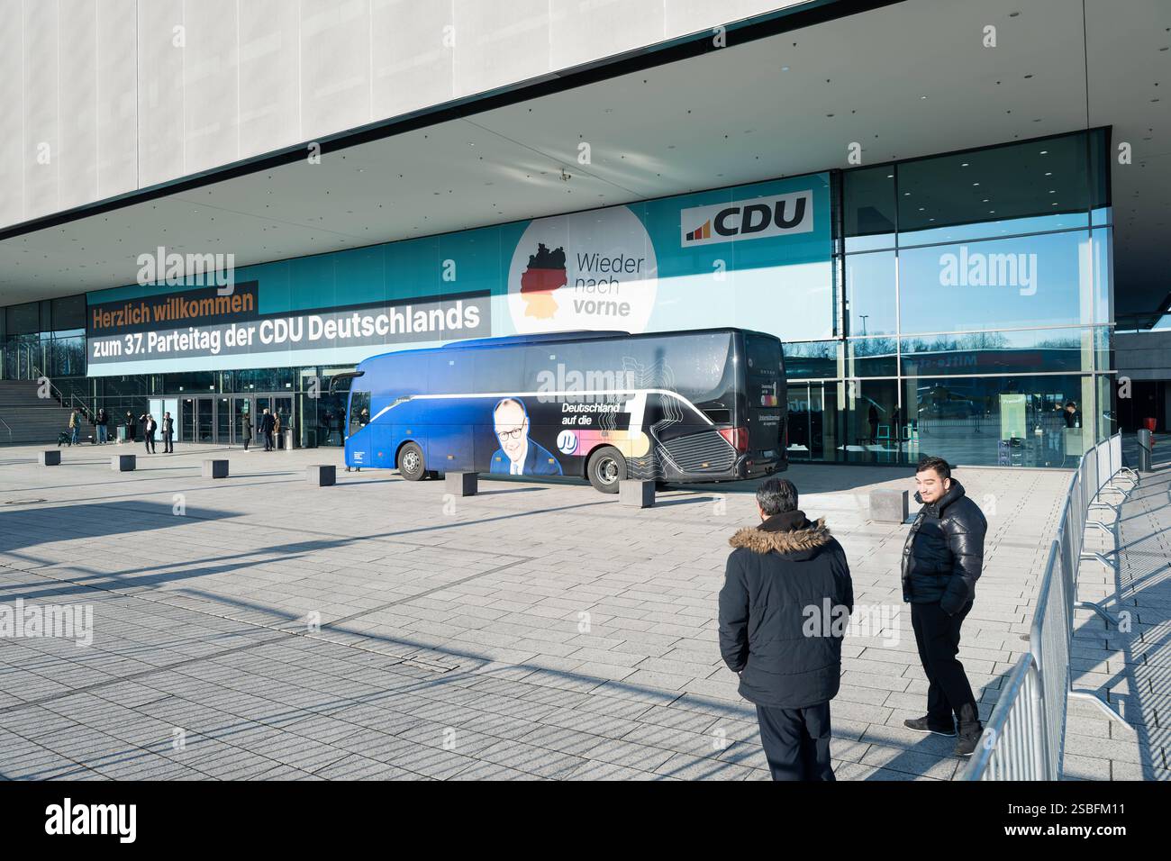 03.02.2025,Berlin,37.Parteitag der CDU im CityCube,Impressionen *** 03 ...