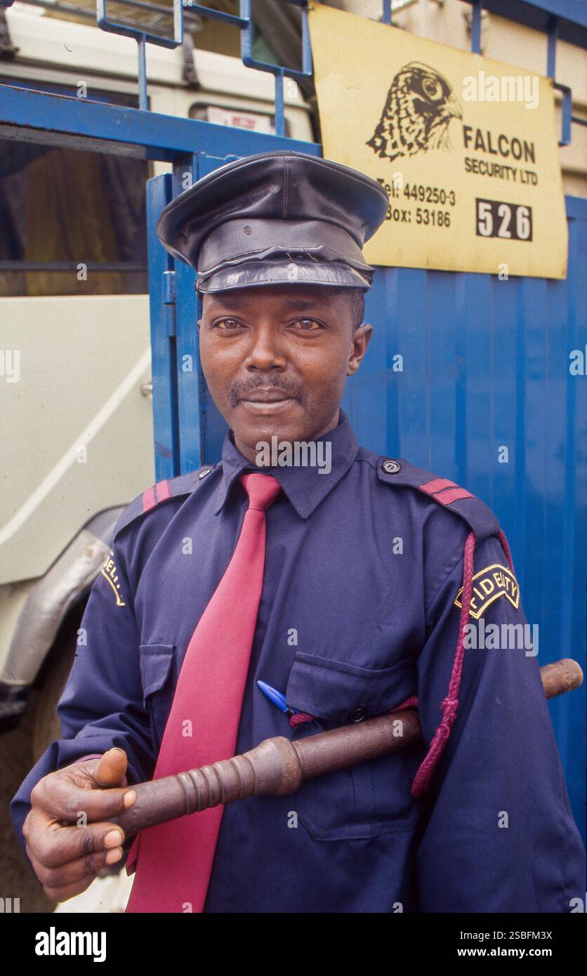 Kenya portrait security guard hi-res stock photography and images - Alamy
