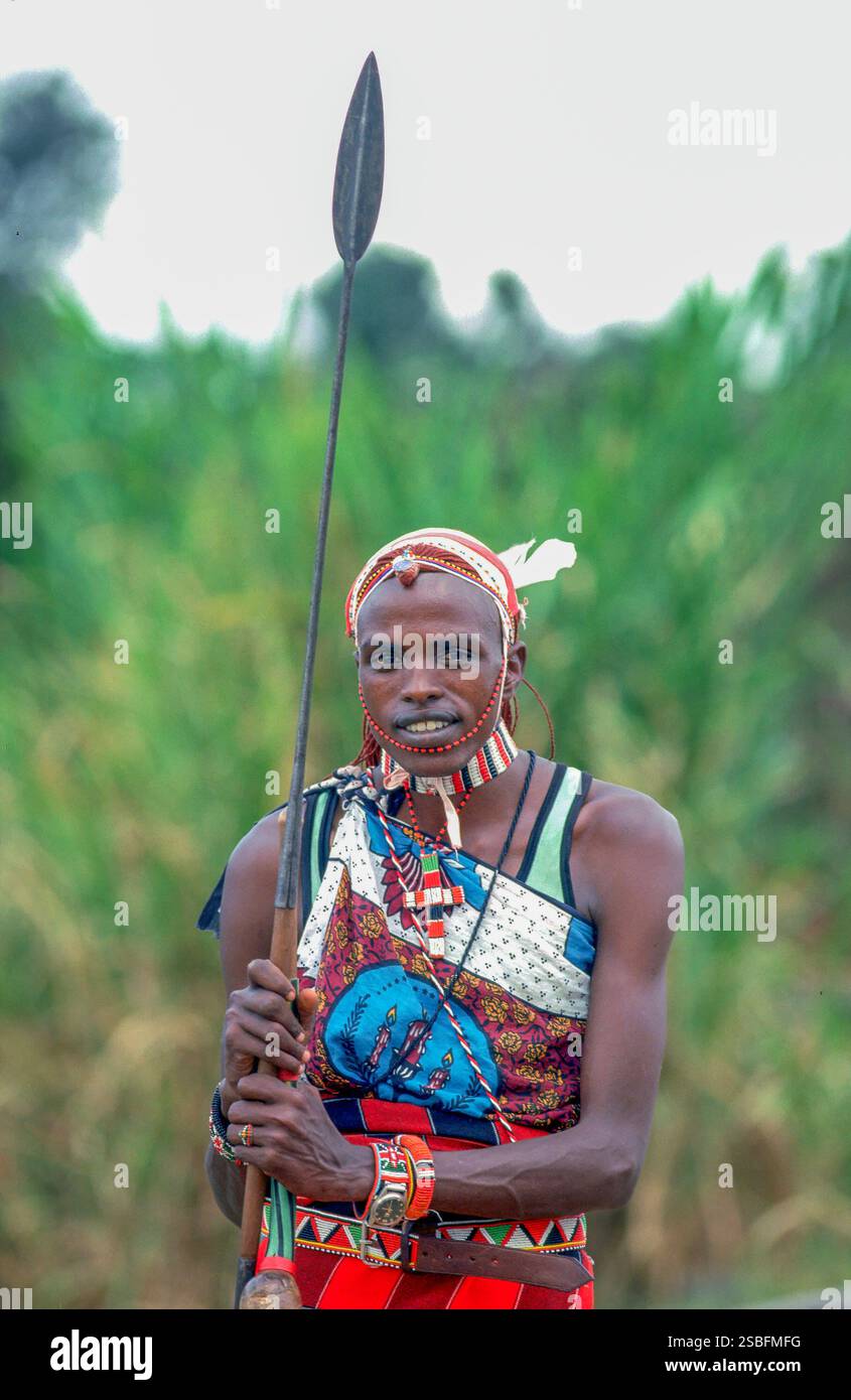East african warriors hi-res stock photography and images - Alamy