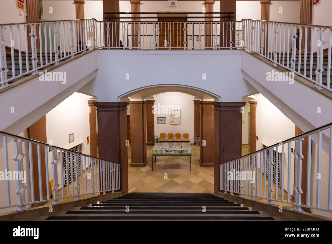 03 February 2025, Hesse, Gießen: The Giessen Regional Court on the day ...