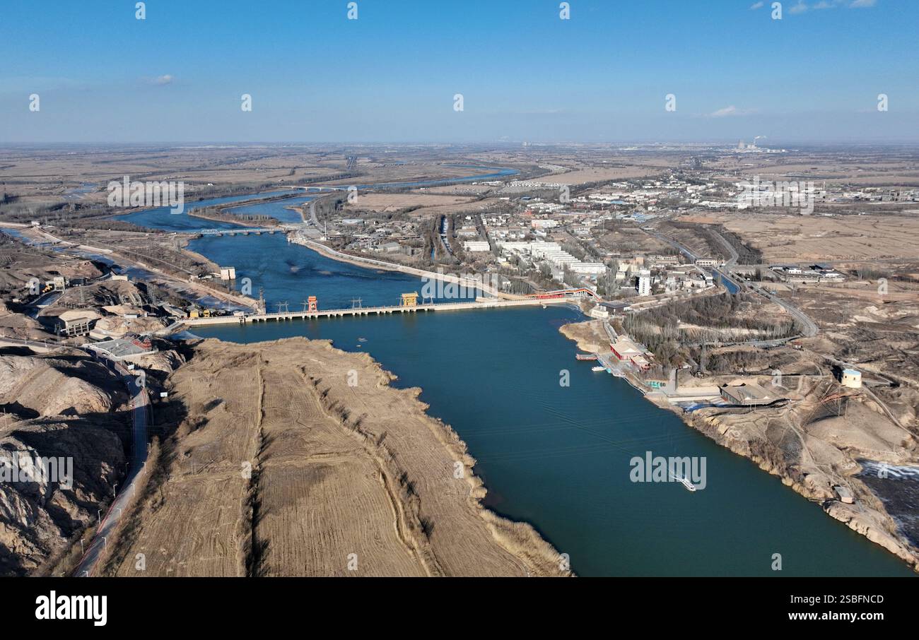WUZHONG, CHINA - FEBRUARY 3, 2025 - Tourists take boats to visit the ...