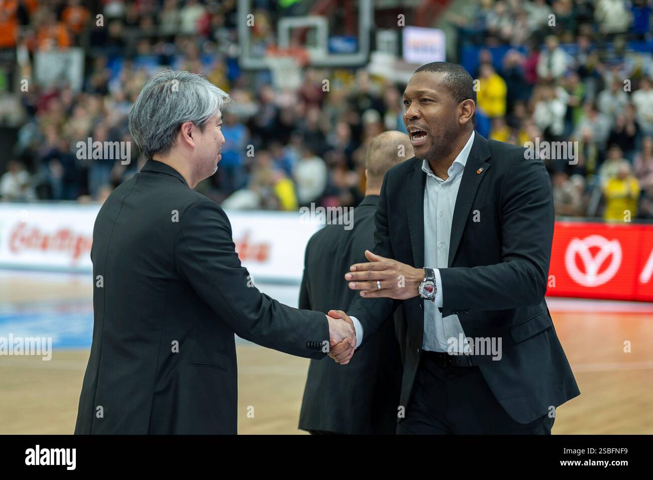 Ludwigsburg, Deutschland. 02nd Feb, 2025. Kenji Sato (MHP Riesen ...