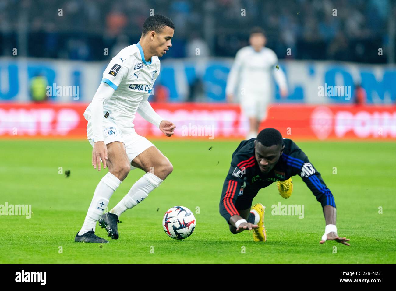 Mason Greenwood of Marseille during the French championship Ligue 1 ...