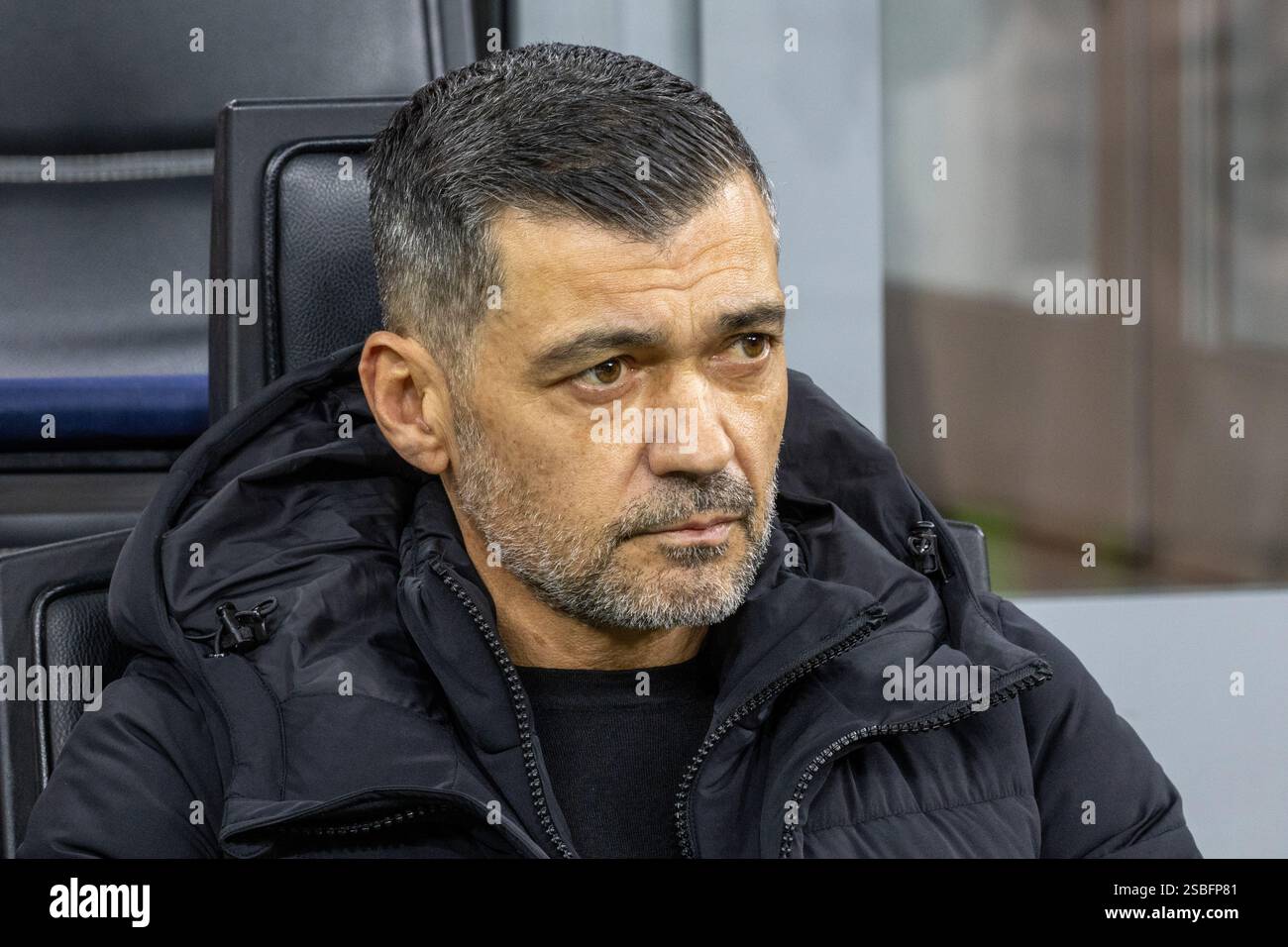 Milan, Italy. 02nd Feb, 2025. sergio conceicao head coach ac milan ...