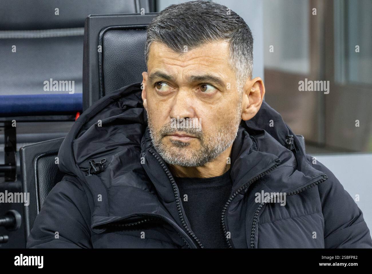 Milan, Italy. 02nd Feb, 2025. sergio conceicao head coach ac milan ...