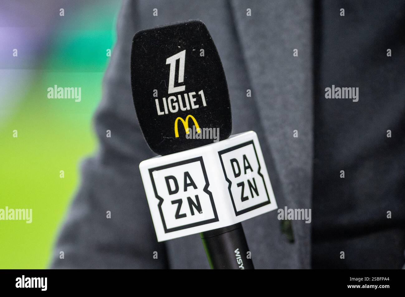General view DAZN during the French championship Ligue 1 football match ...