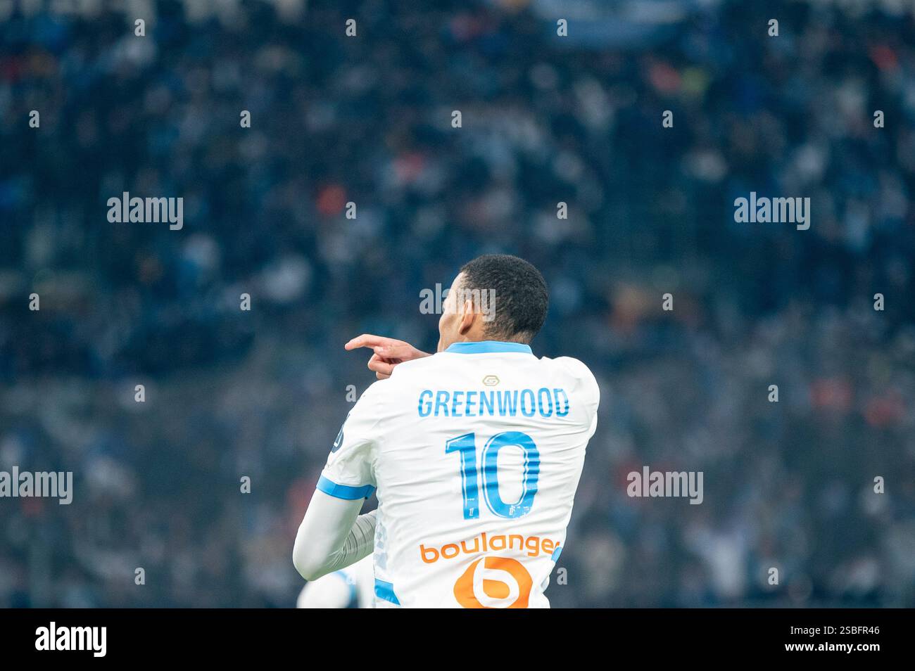 Mason Greenwood of Marseille during the French championship Ligue 1 ...