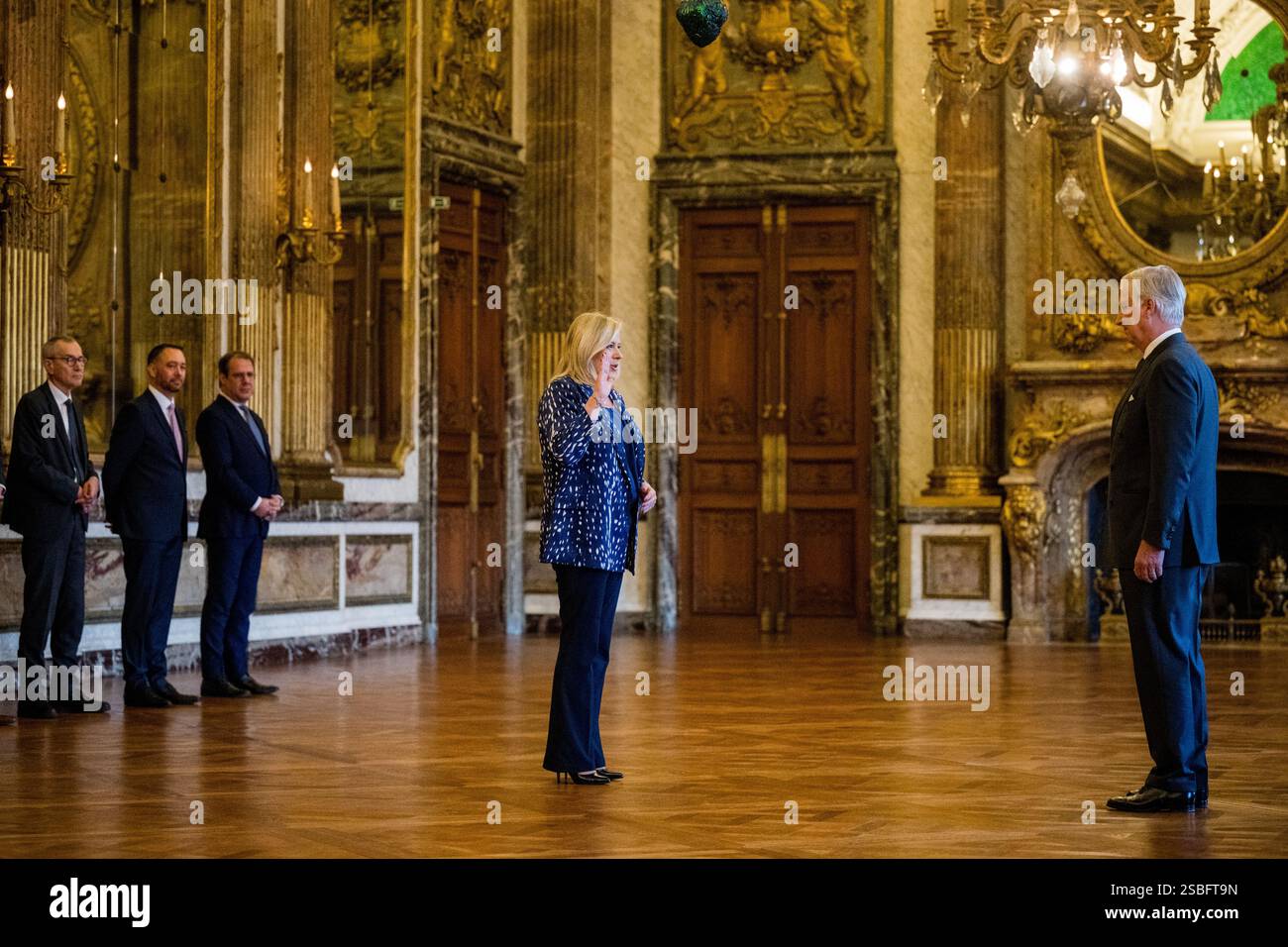 Minister of Public Modernisation Vanessa Matz pictured during the oath ...
