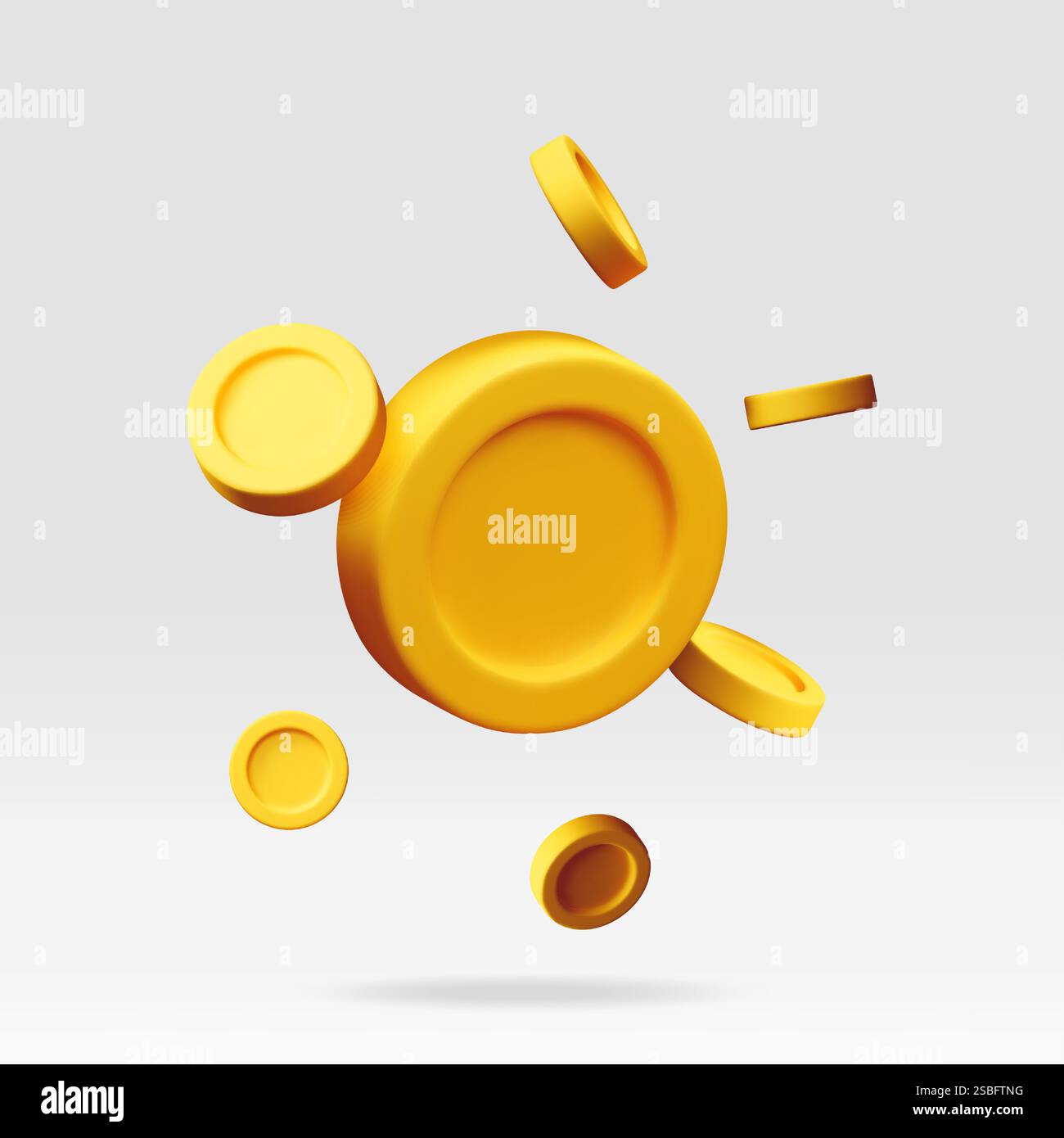 3d falling gold coins, money rain Stock Vector Image & Art - Alamy