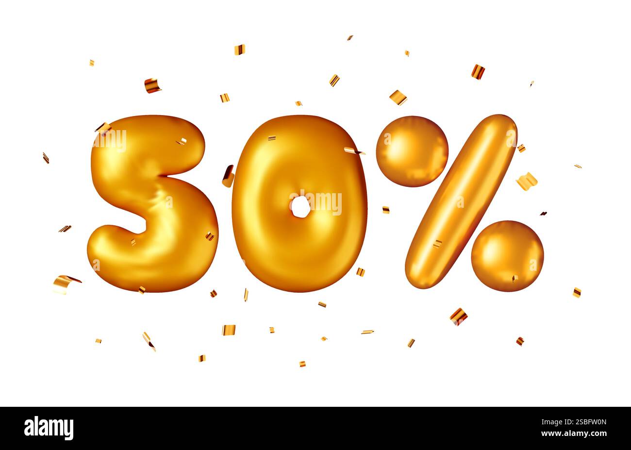 Gold 3d number 50 Stock Vector Images - Alamy