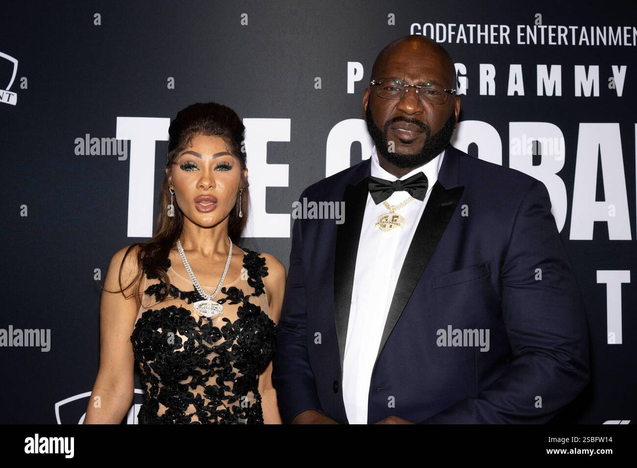Zaina Ali und Michael Harry O Harris bei der Godfather Entertainment Pre-Grammy s 2025 The ...