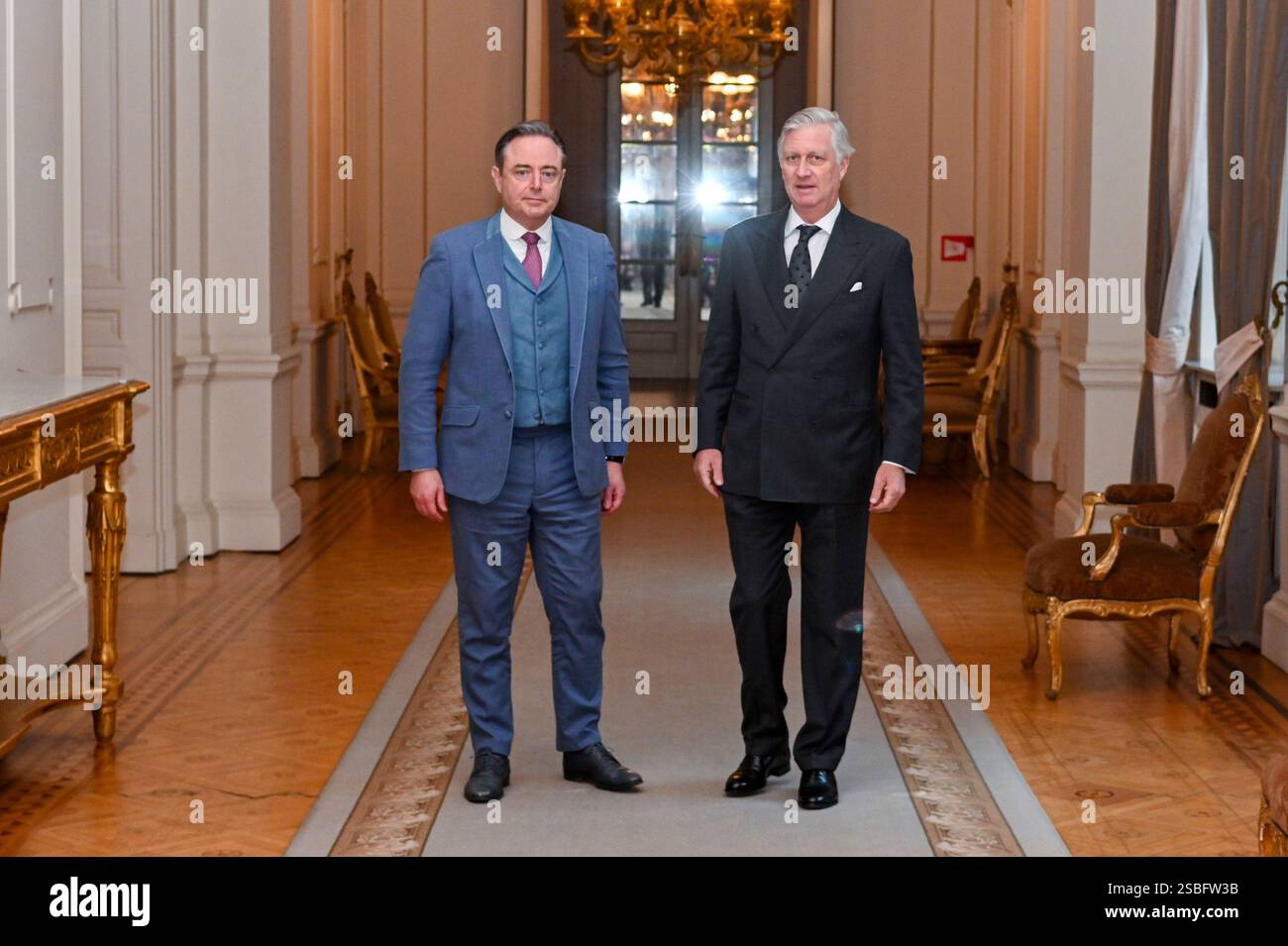Brussels, Belgium. 03rd Feb, 2025. Brussels, 03/02/2025 : Arrival of ...