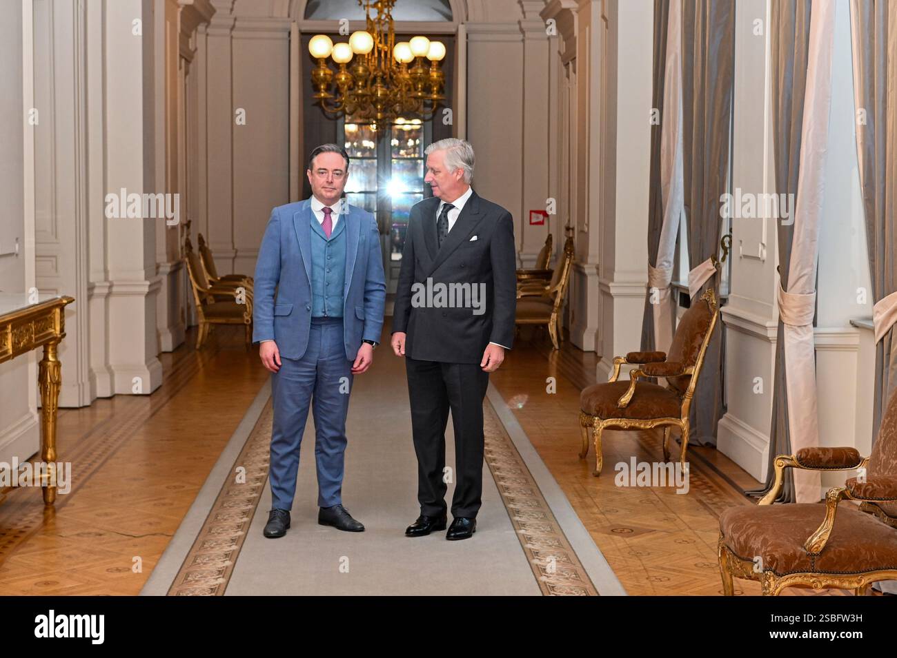 Brussels, Belgium. 03rd Feb, 2025. Brussels, 03/02/2025 : Arrival of ...