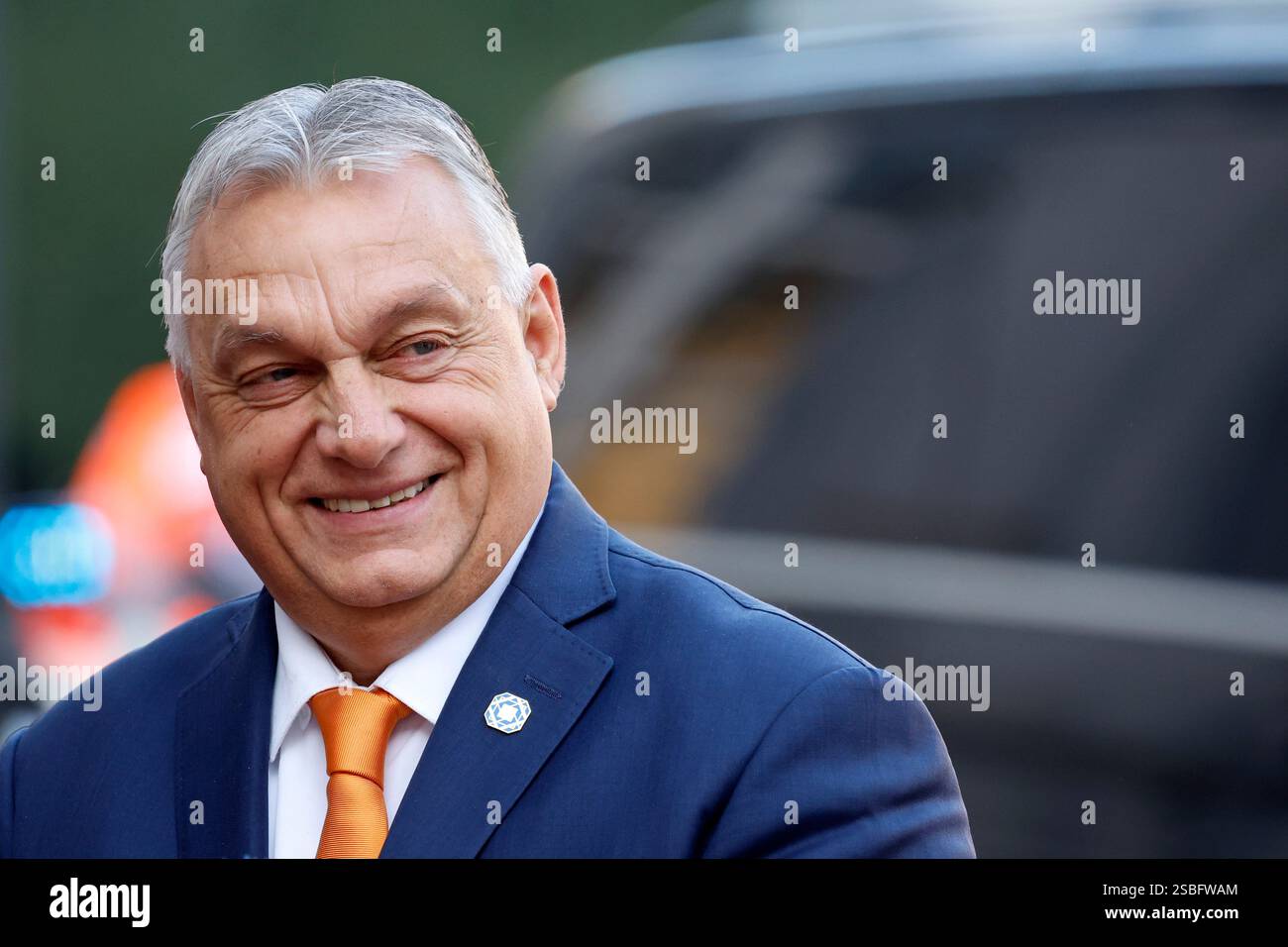 Hungary's Prime Minister Viktor Orban arrives for an EU summit at the ...