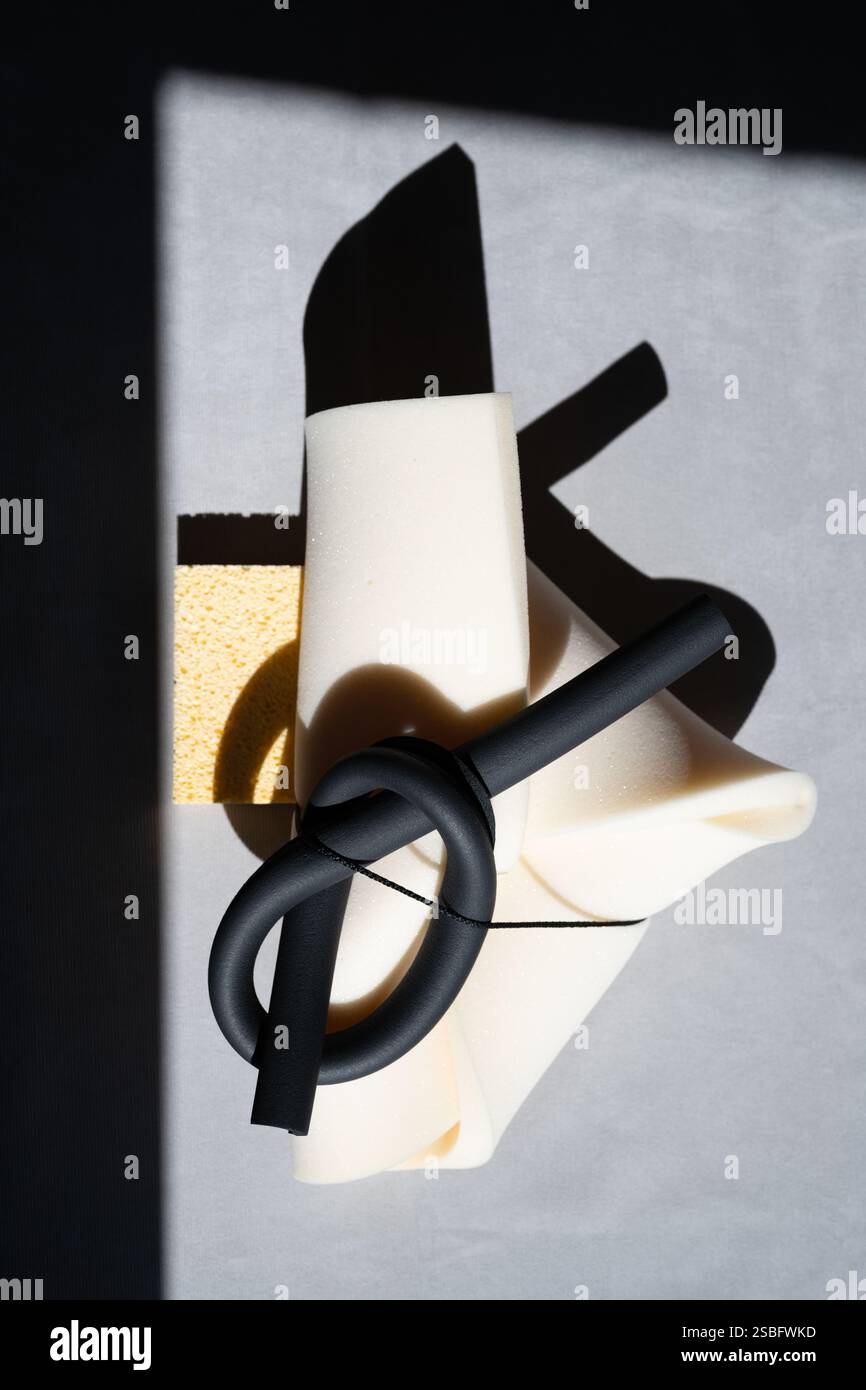 Abstract Sculpture of Shadows and Form Stock Photo - Alamy